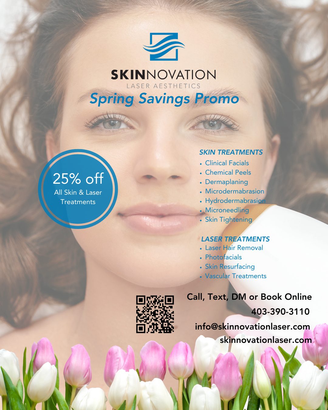 Spring Savings Promotion at Skinnovation Laser Aesthetics